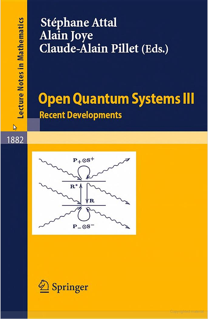 Advances in Quantum Open Systems